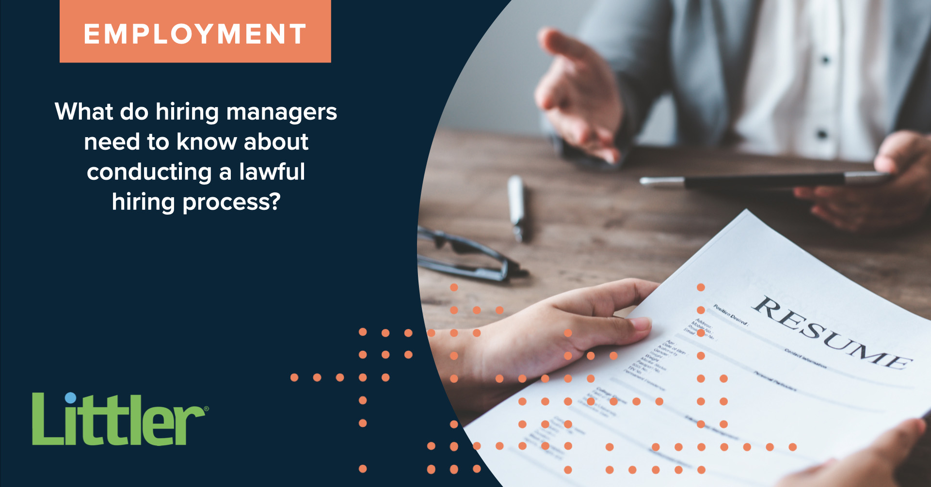 What do hiring managers need to know about conducting a lawful hiring ...