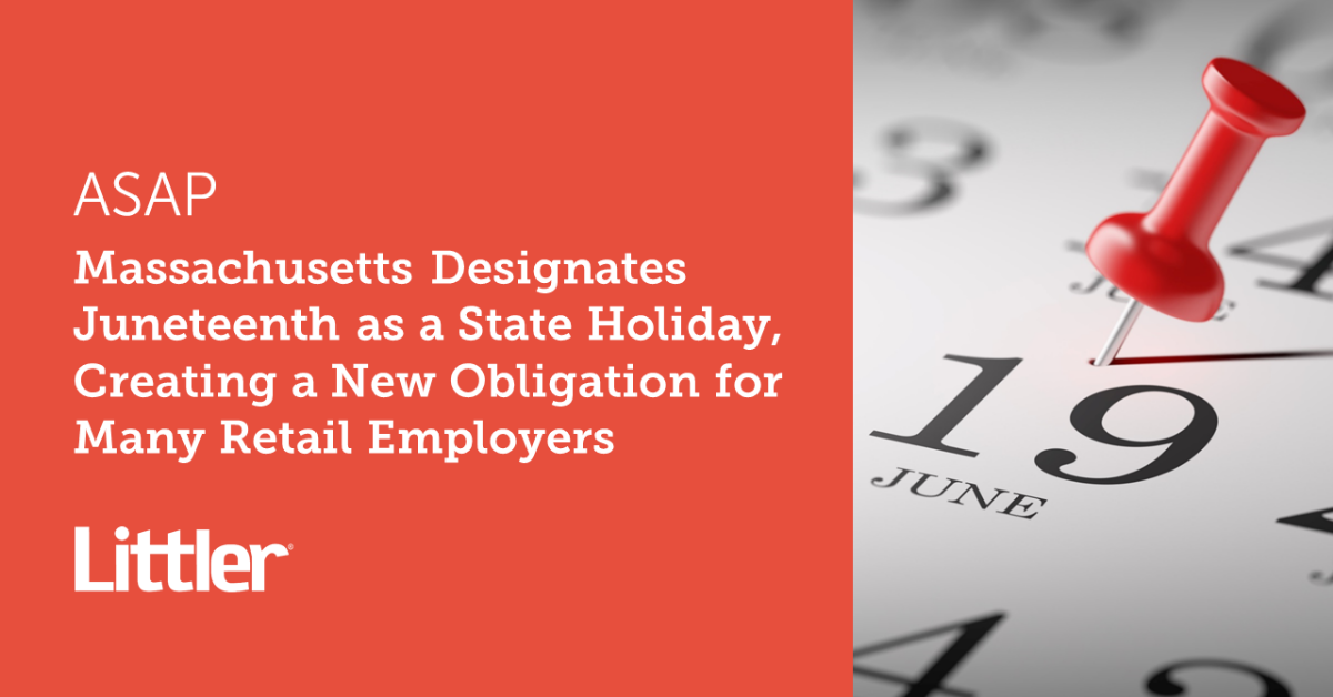 Massachusetts Designates Juneteenth as a State Holiday, Creating a New ...