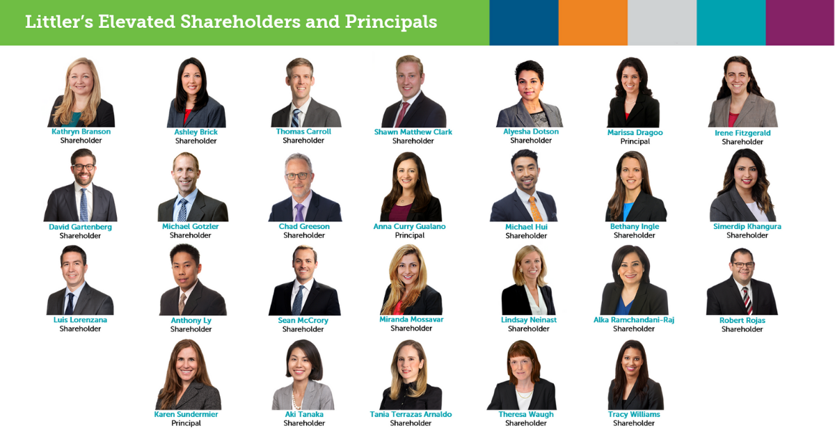 Littler Announces New Shareholders and Principals Elevating 26 ...