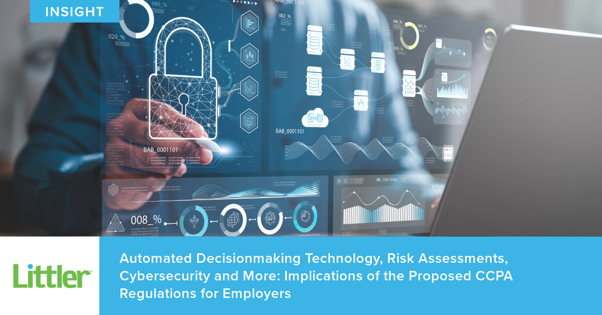 Automated Decisionmaking Technology, Risk Assessments, Cybersecurity ...