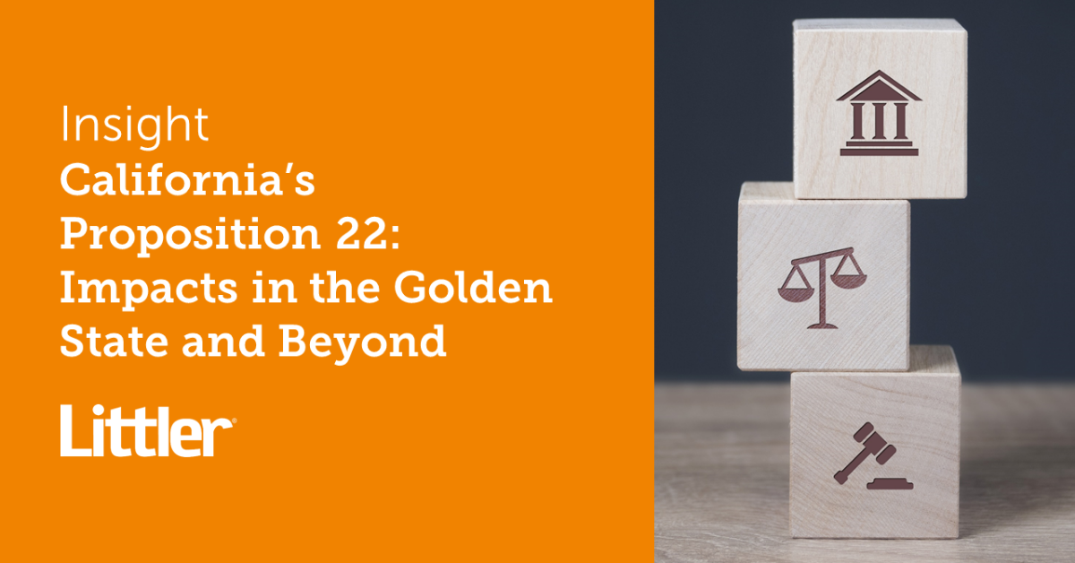 California’s Proposition 22: Impacts in the Golden State and Beyond ...