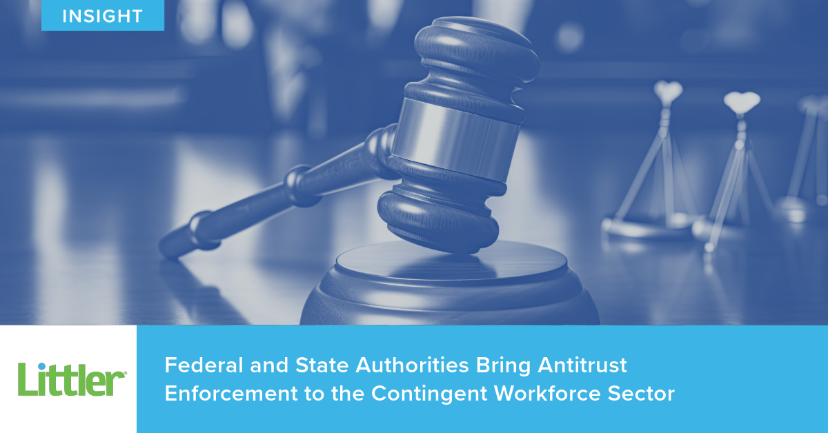 Federal and State Authorities Bring Antitrust Enforcement to the ...