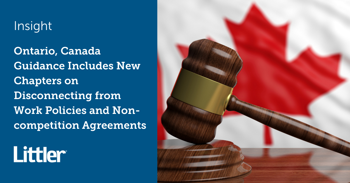 Ontario, Canada ESA Guidance Includes New Chapters on Disconnecting ...