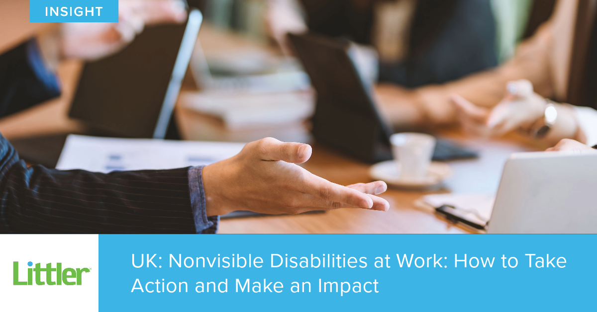 UK: Non-visible Disabilities at Work: How to Take Action and Make an ...