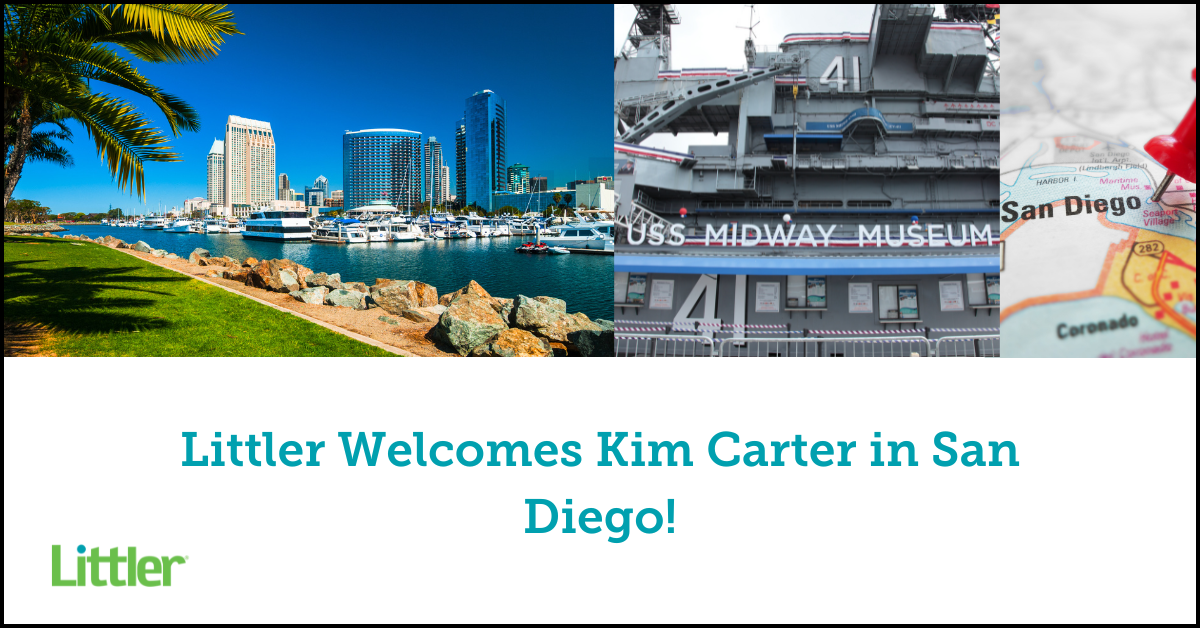 Littler Kicks Off the New Year with Addition of Shareholder Kim Carter ...