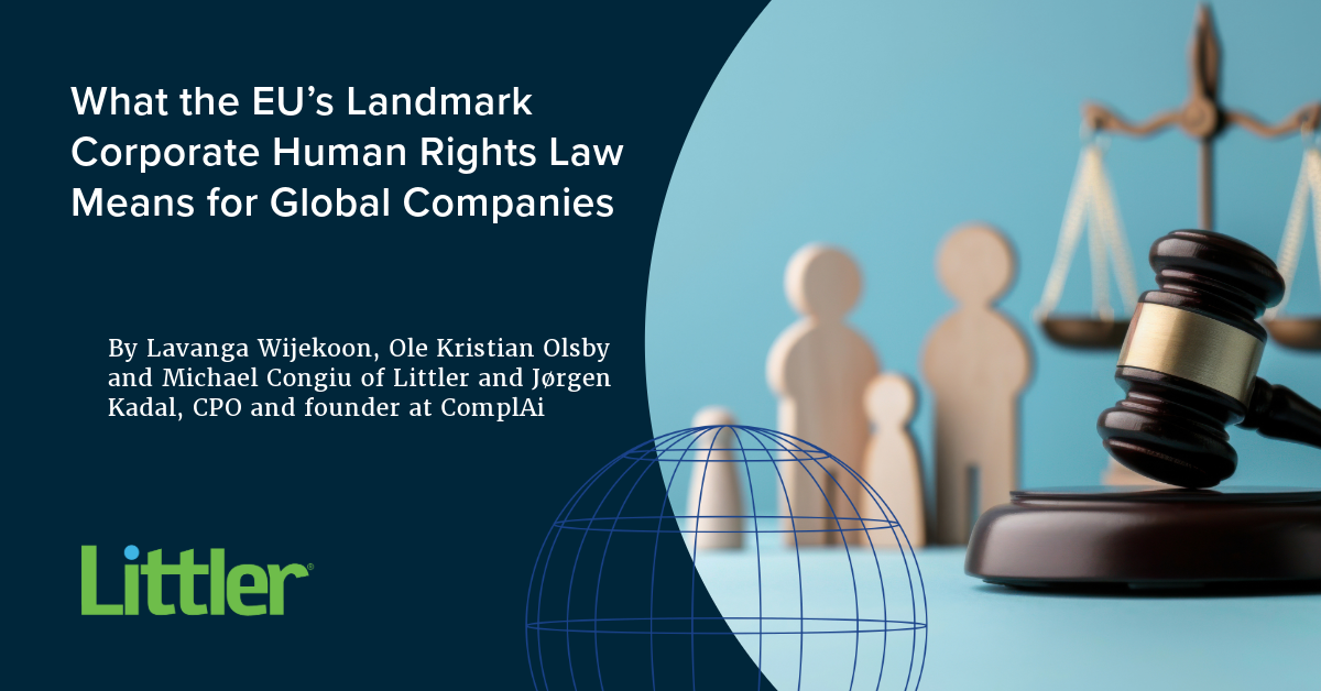 What the EU’s Landmark Corporate Human Rights Law Means for Global ...