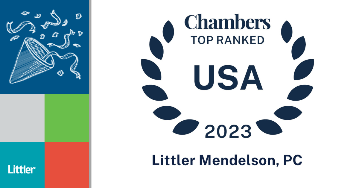 Littler Recognized in 2023 Chambers USA Guide | Littler