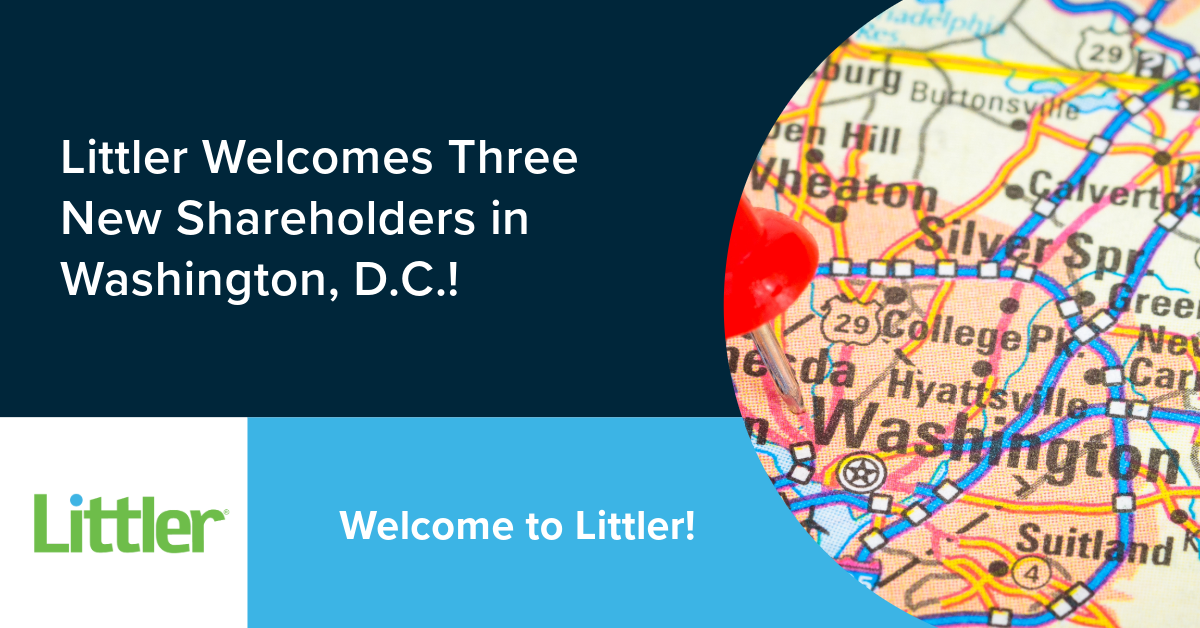 Littler Rings in the New Year with the Addition of Three Shareholders ...