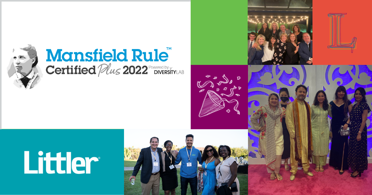 Littler Earns Mansfield Rule 5.0 Certification Plus from Diversity Lab ...