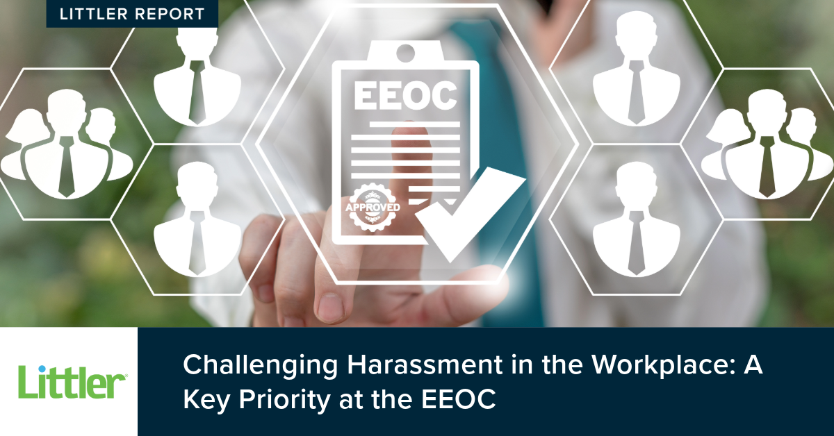 Challenging Harassment in the Workplace: A Key Priority at the EEOC ...